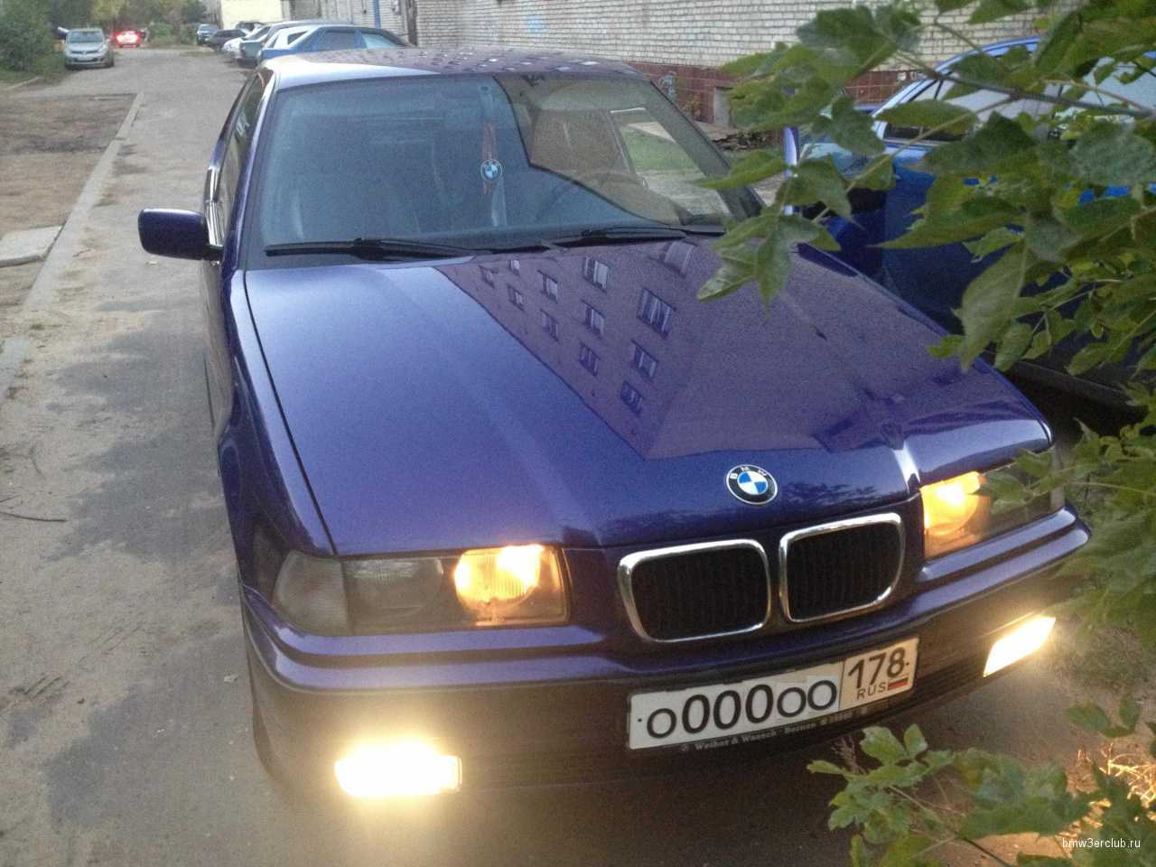 Восстановление противотуманных фар — BMW 3 series Compact (E36/5), 1,6 ...