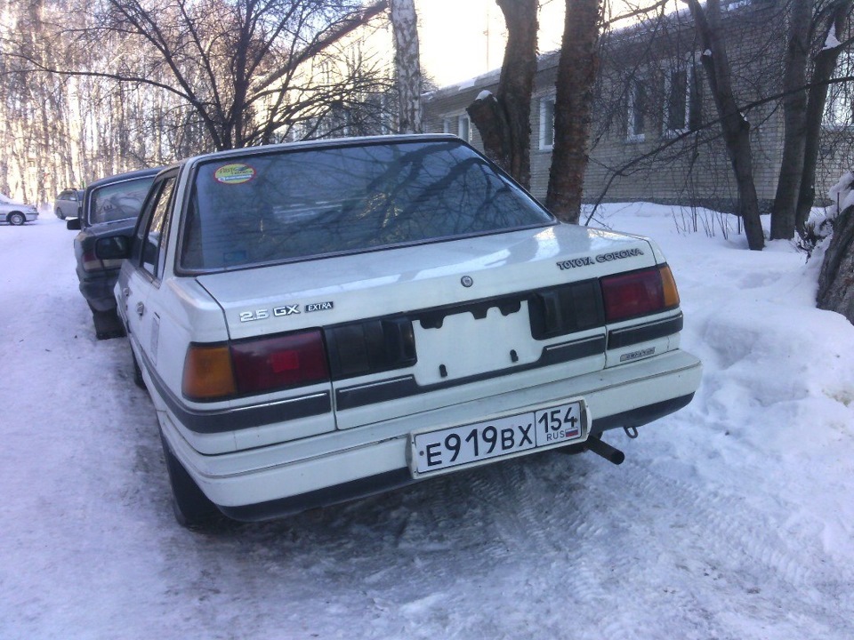 Поставил на учет! — Toyota Corona (T150/160), 1,8 л, 1984 года ...