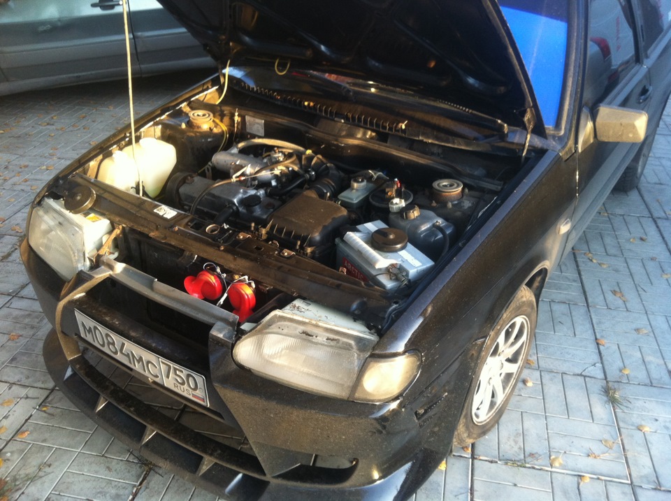 Поставили распорку на перед — Lada 2113, 1,5 л, 2005 года | своими руками | DRIVE2