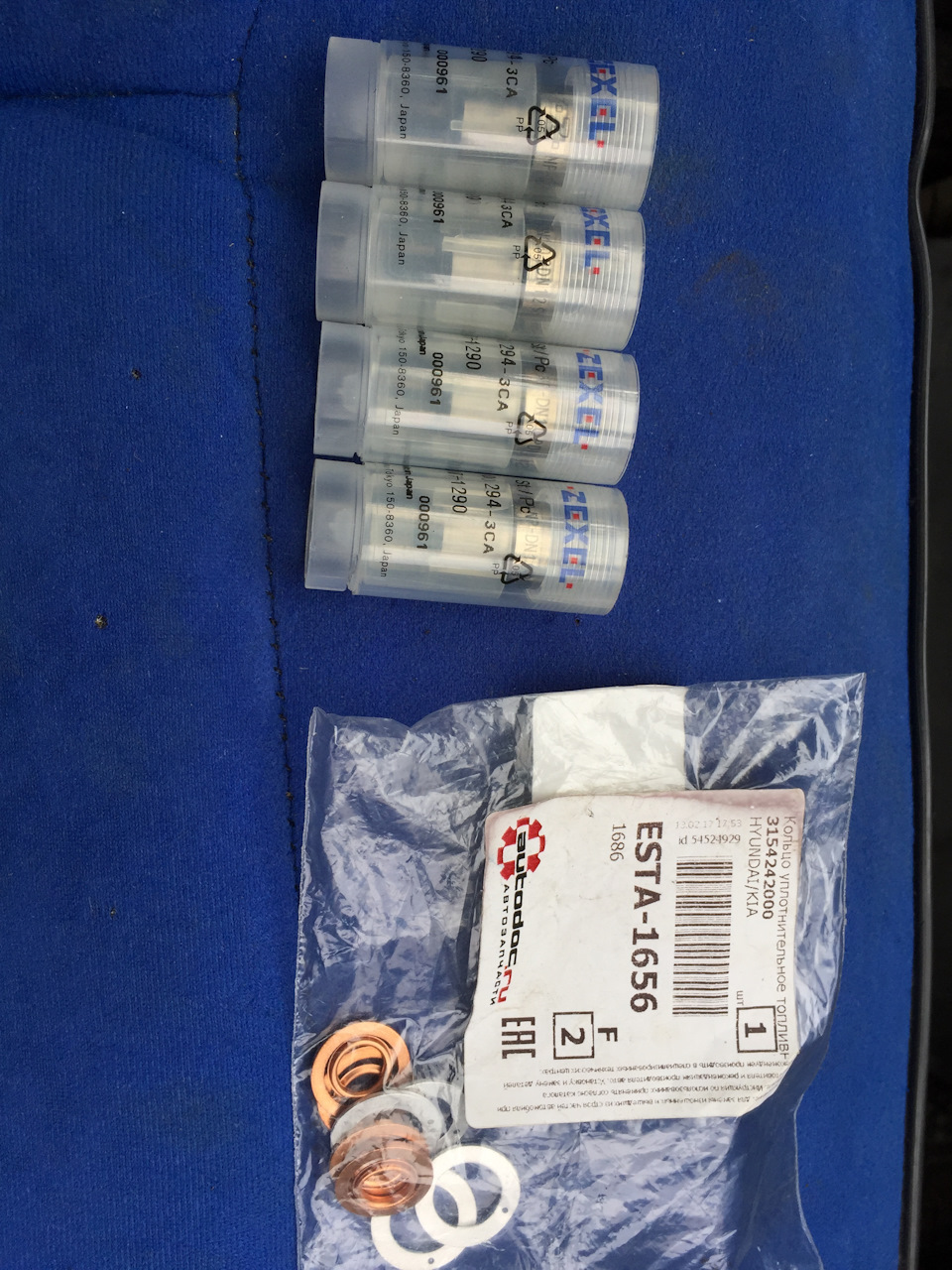 Замена распылителей 129 — Mitsubishi Pajero (2G), 2,8 л, 1997 года ...