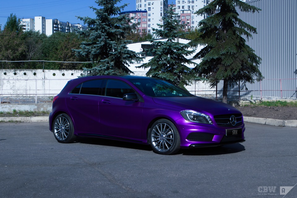 Vinyl Styling by CBW — Mercedes-Benz A-Class (W176), 1,6 л, 2015 года ...