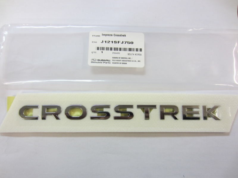 Эмблема Crosstrek — Subaru XV (1G), 2 л, 2013 года | аксессуары | DRIVE2
