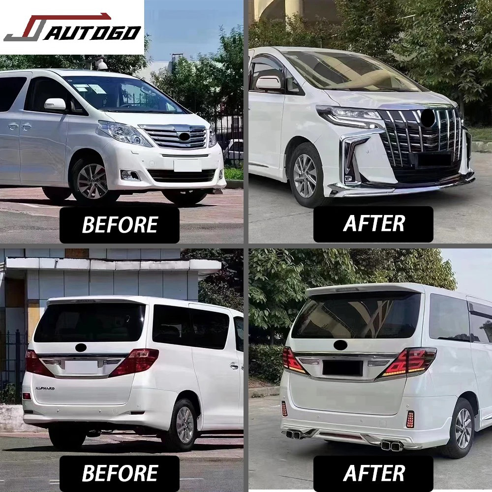 Обвес Alphard от 30 для 20 — Toyota Alphard (2G), 3,5 л, 2008 года ...