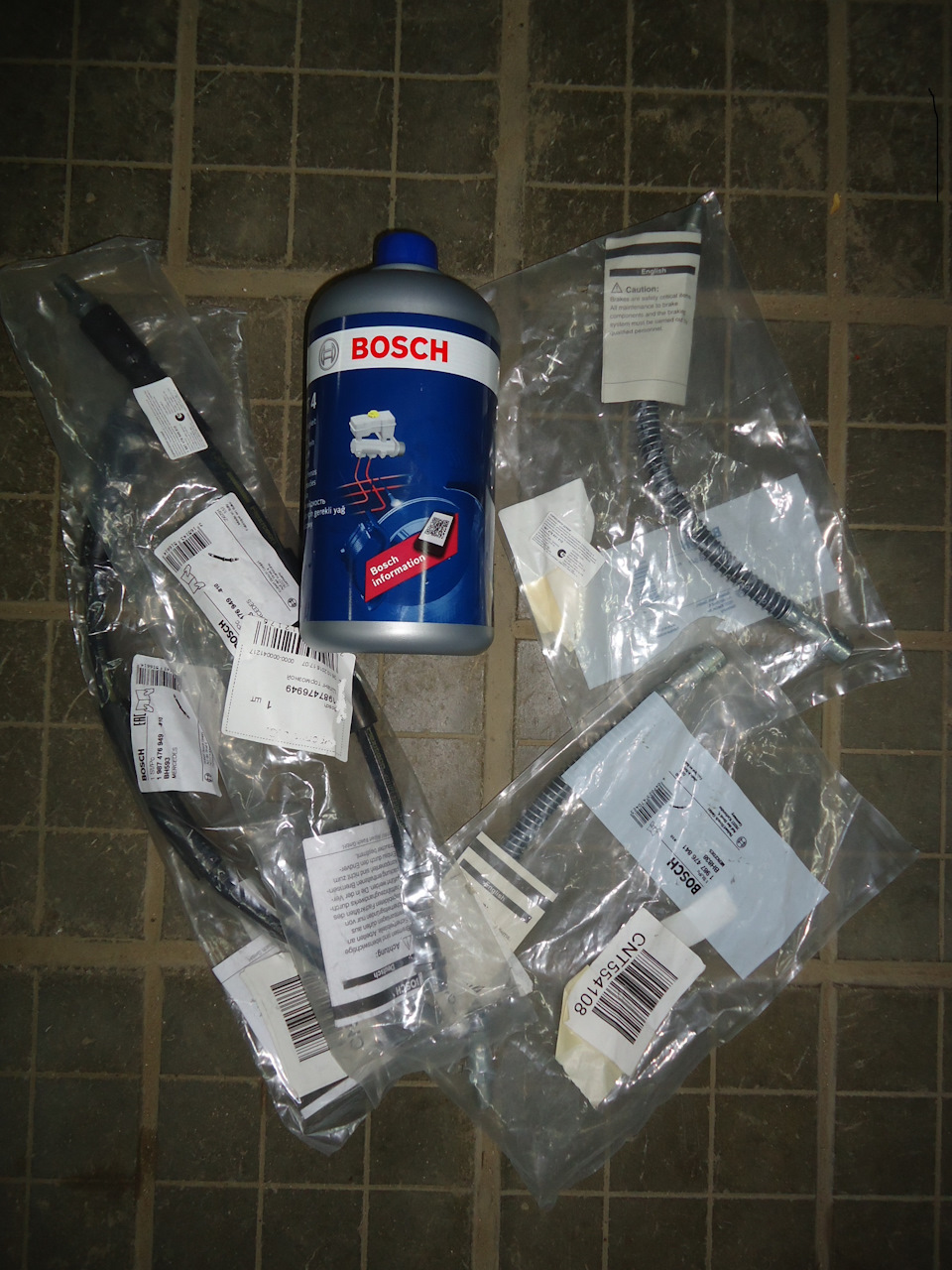 1987476949 Тормозной шланг (перед.) BOSCH | Запчасти на DRIVE2