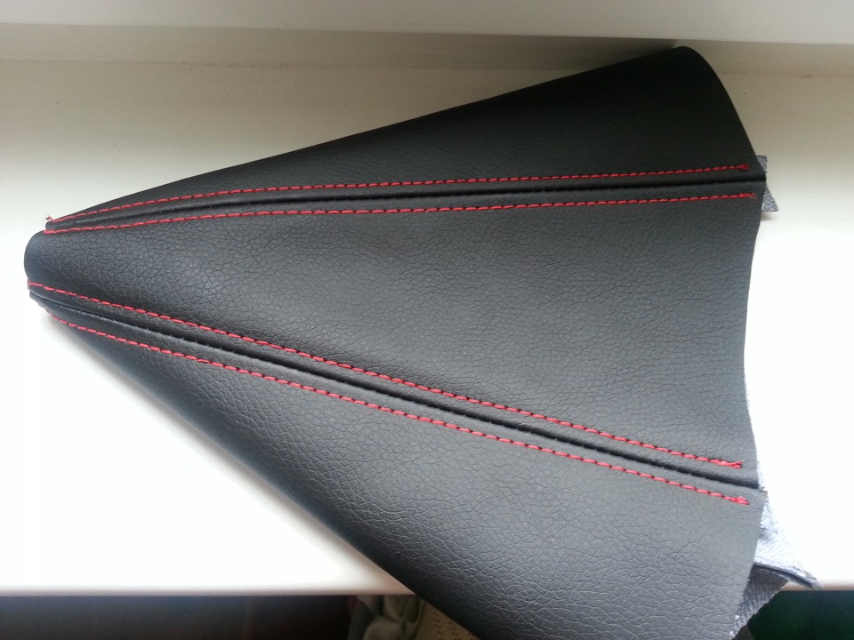 Чехол ручника и ручки кпп ч.1 — Mitsubishi Lancer X, 1,8 л, 2008 года ...