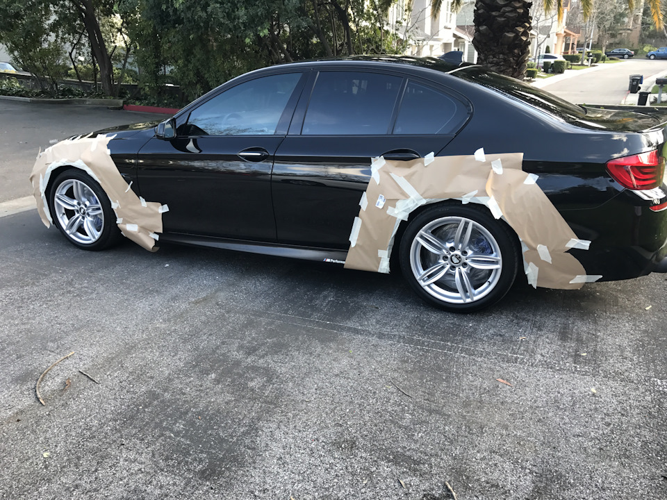 Copper Metalizer и спортиная решетка — BMW 5 series (F10), 3,5 л, 2013 ...
