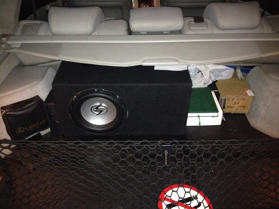9. Subwoofer новая задумка, 3 головы. — Lexus RX (2G), 3,3 л, 2006 года ...