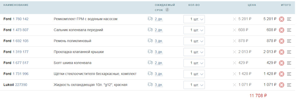 1319177 Прокладка клап. крышки Fo04-/CM Ford | Запчасти на DRIVE2