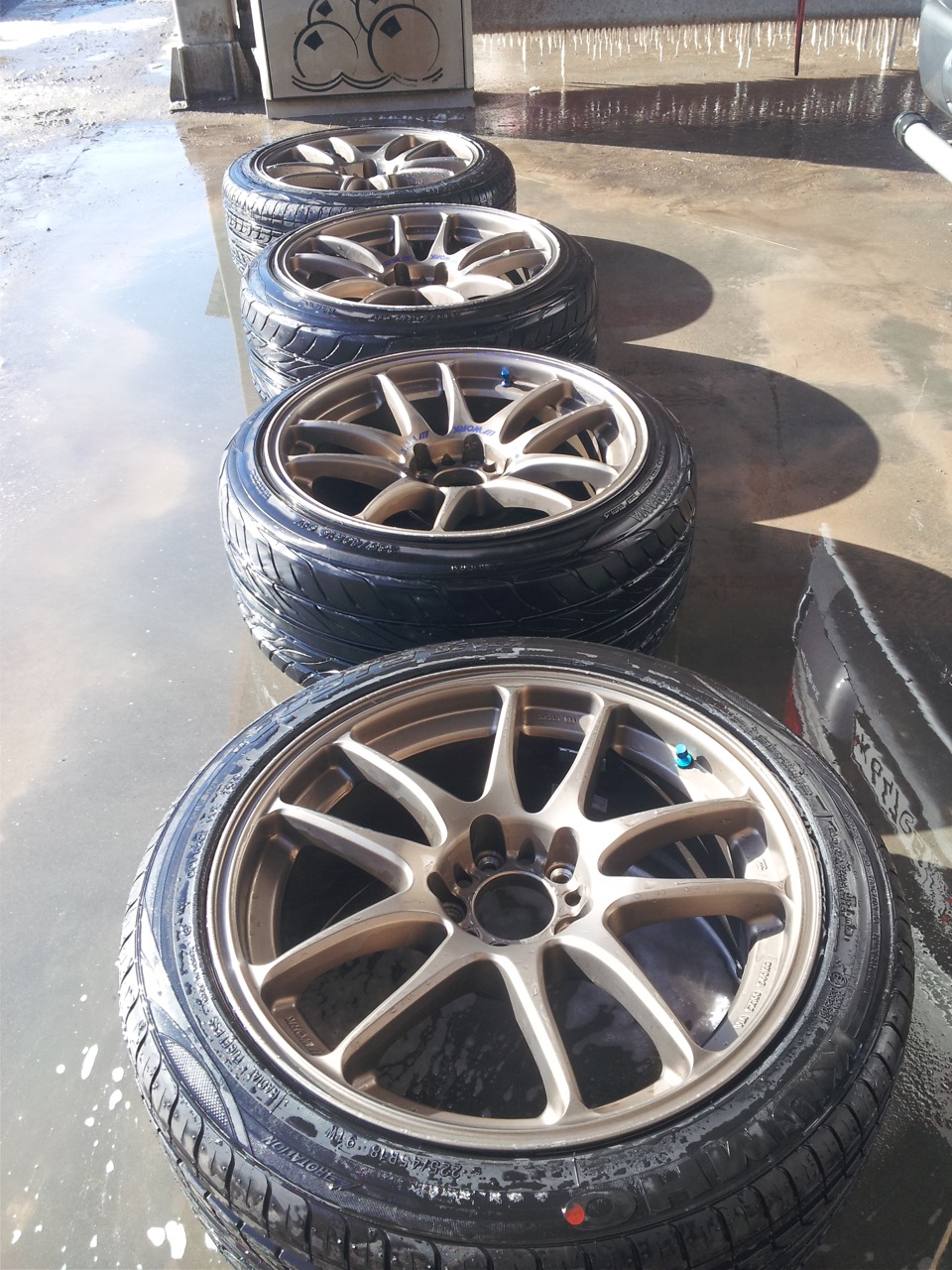 work cr-kai — Toyota Chaser (100), 3 л, 1998 года | колёсные диски | DRIVE2