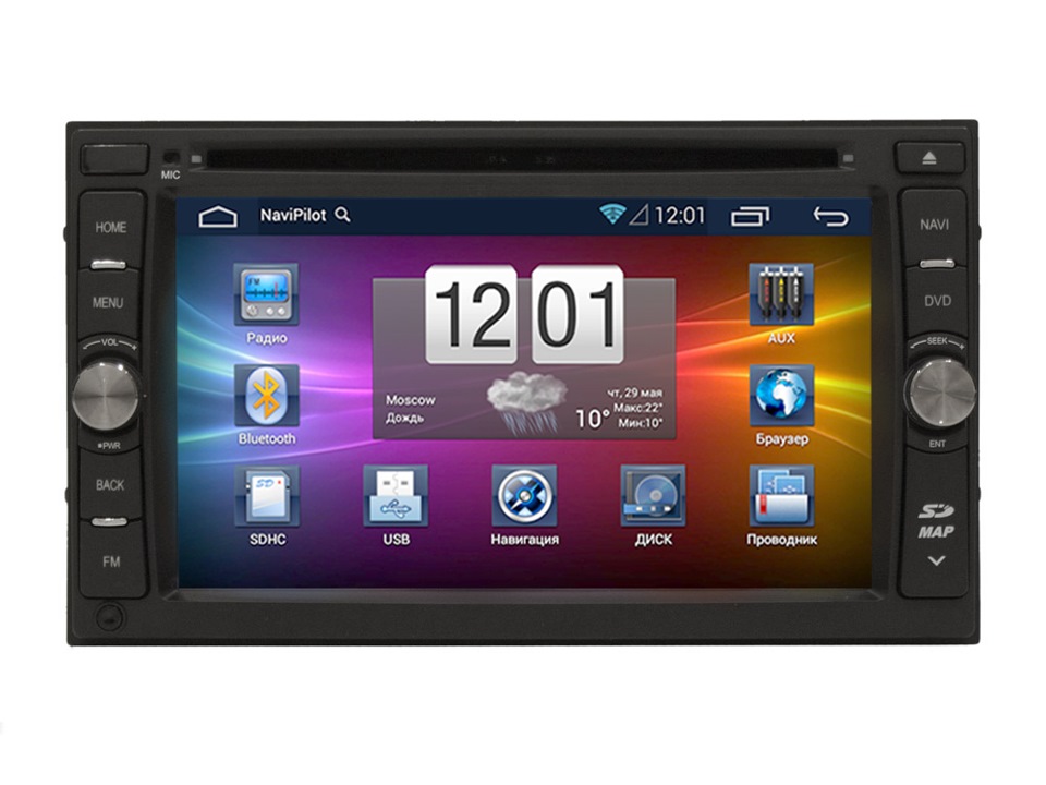 Штатная магнитола NaviPilot DROID2 Nissan Pathfinder 2004-н.в. (Android ...