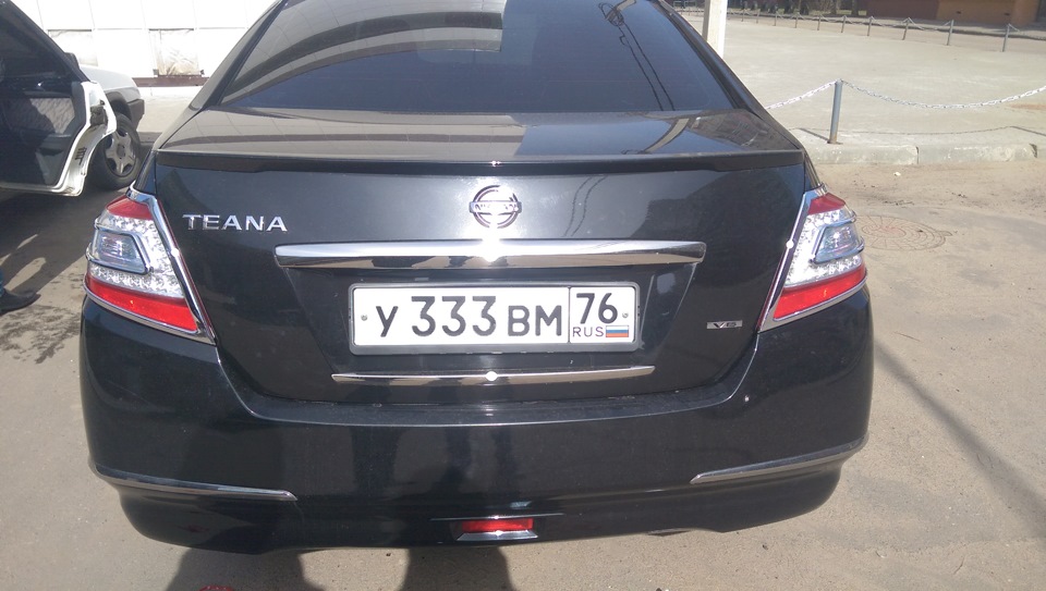 Накладки на фары — Nissan Teana (J32), 2,5 л, 2012 года | тюнинг | DRIVE2