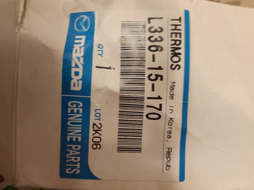 Замена термостата — Mazda 6 (1G) GG, 2,3 л, 2004 года | своими руками ...