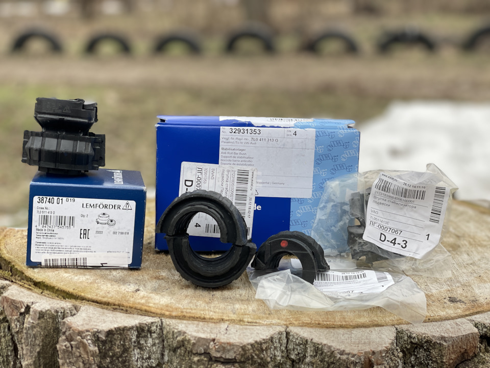 Заменил втулки стаба, зад — Volkswagen Touareg (1G), 3 л, 2008 года ...