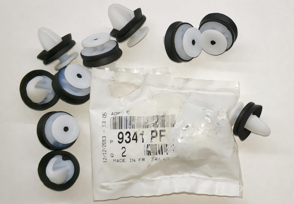 9341PF КЛИПСА КРЕПЁЖНАЯ 639 Peugeot Citroen | Запчасти на DRIVE2
