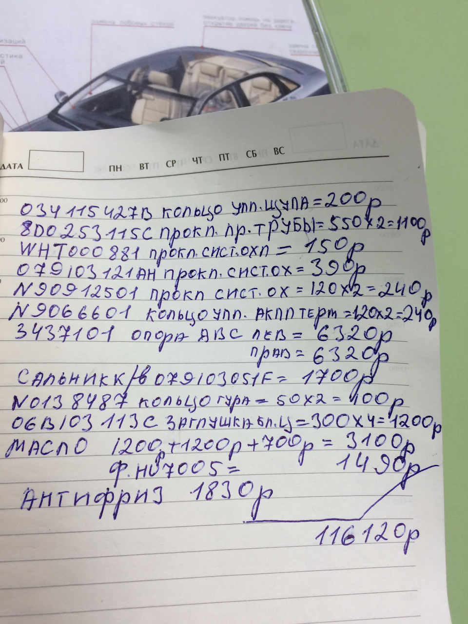 WHT000881 Кольцо уплотнительное (204) VAG | Запчасти на DRIVE2