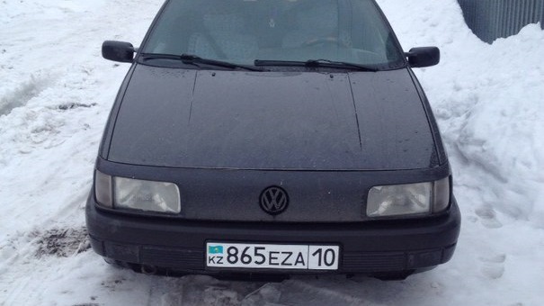 Volkswagen Passat B3 2.0 бензиновый 1992 | 2 литра. Черный дьявол.. на ...