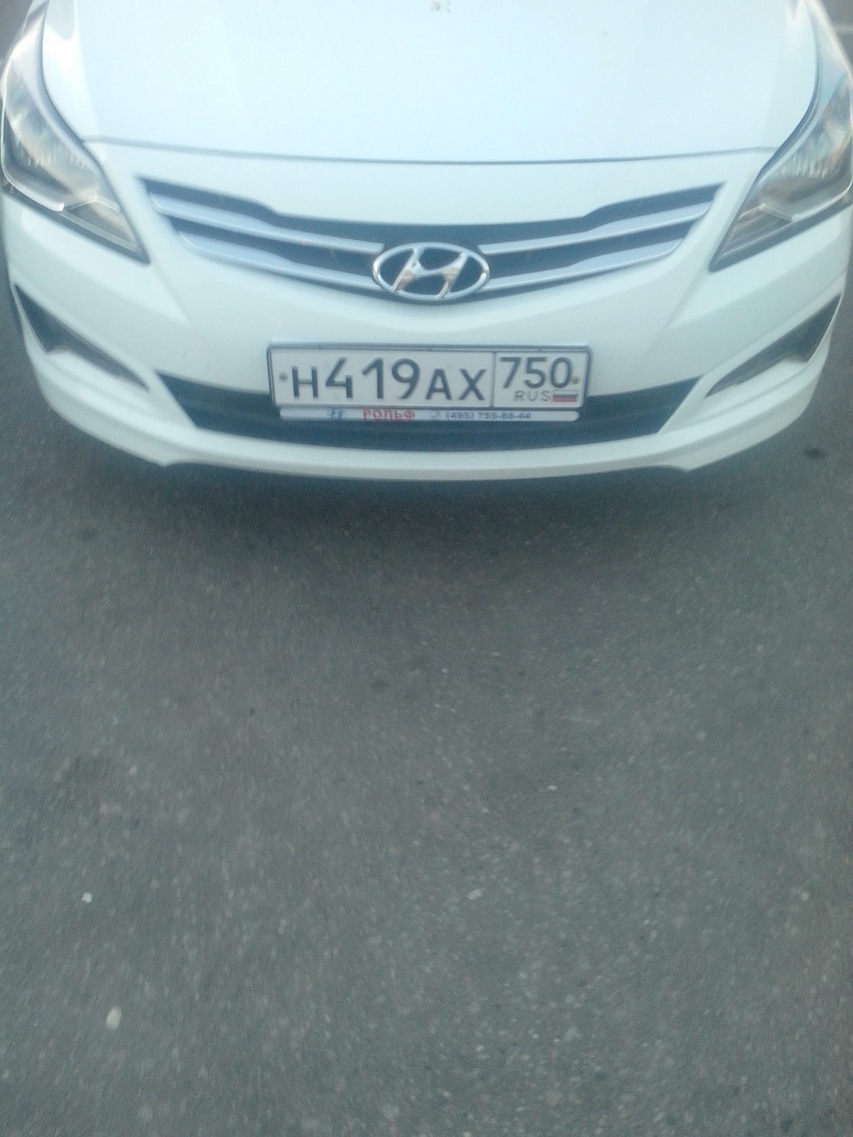 3)Затянули дхо.и боковые поворотники — Hyundai Solaris (1G), 1,4 л ...