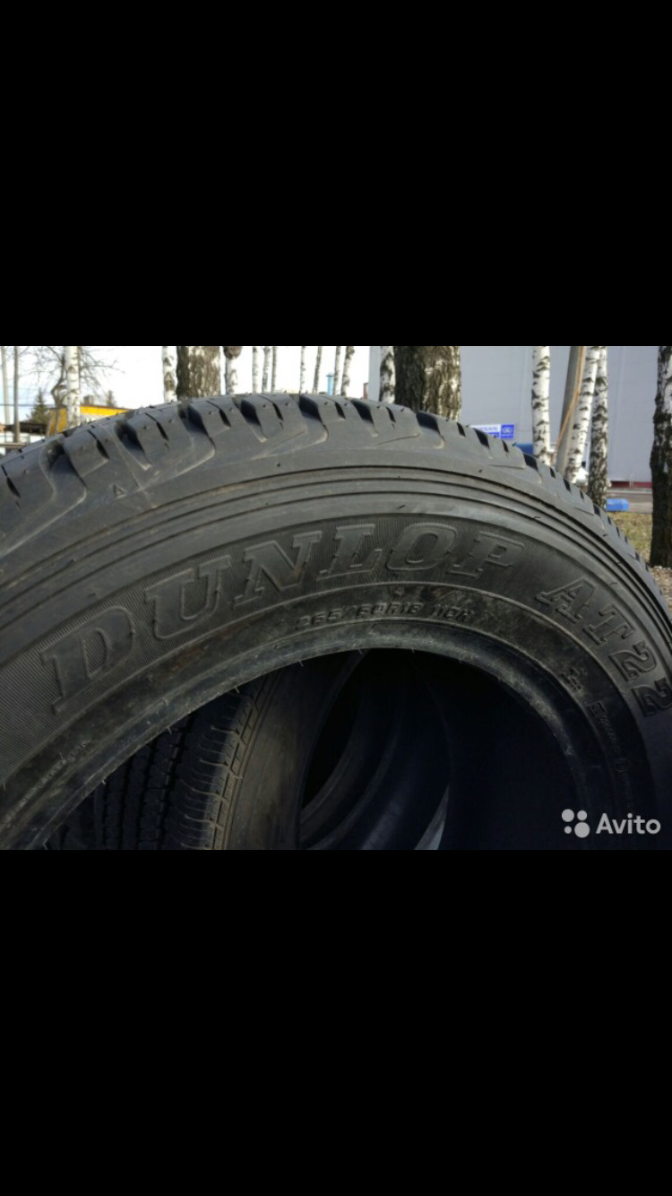 Продам штатный данлоп ат 22 — Toyota Land Cruiser Prado 150-series, 2,8 ...