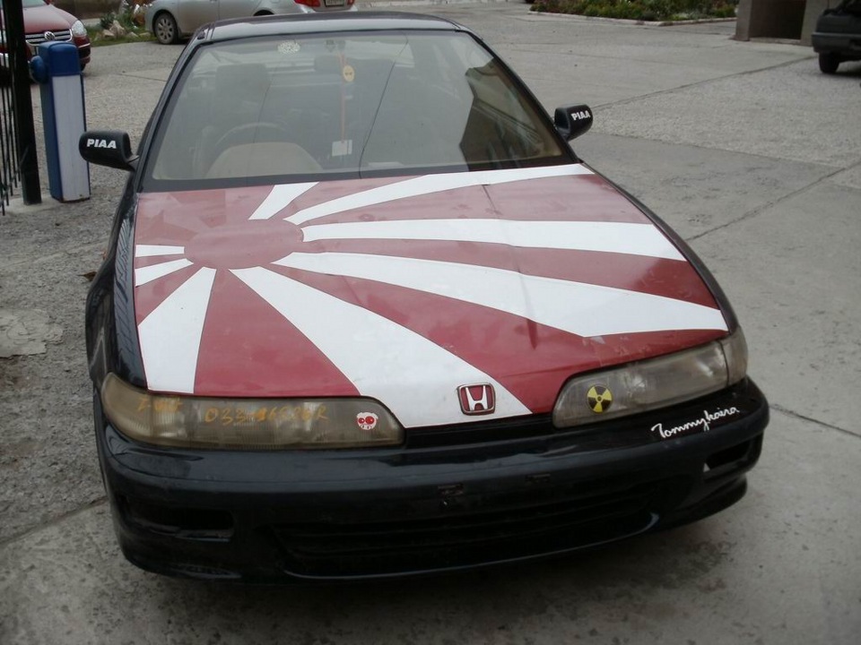 Теперь с бампером — Honda Integra (DA5-DA9/DB1-DB2), 1,6 л, 1991 года ...