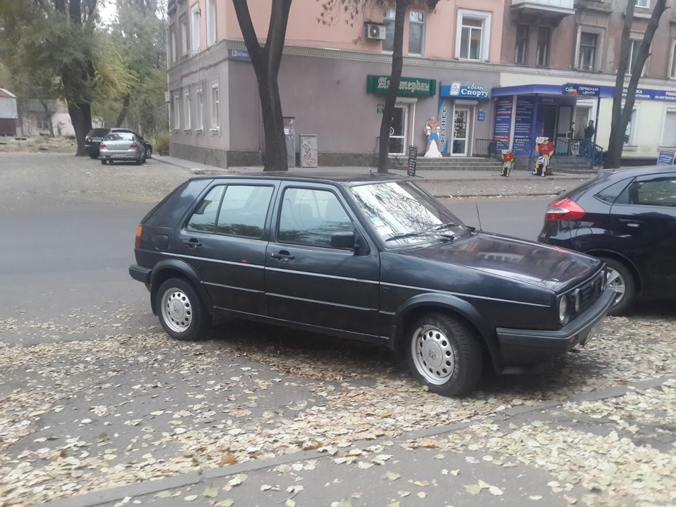 История покупки Чёрного Лиса. — Volkswagen Golf Mk2, 1,3 л, 1990 года ...