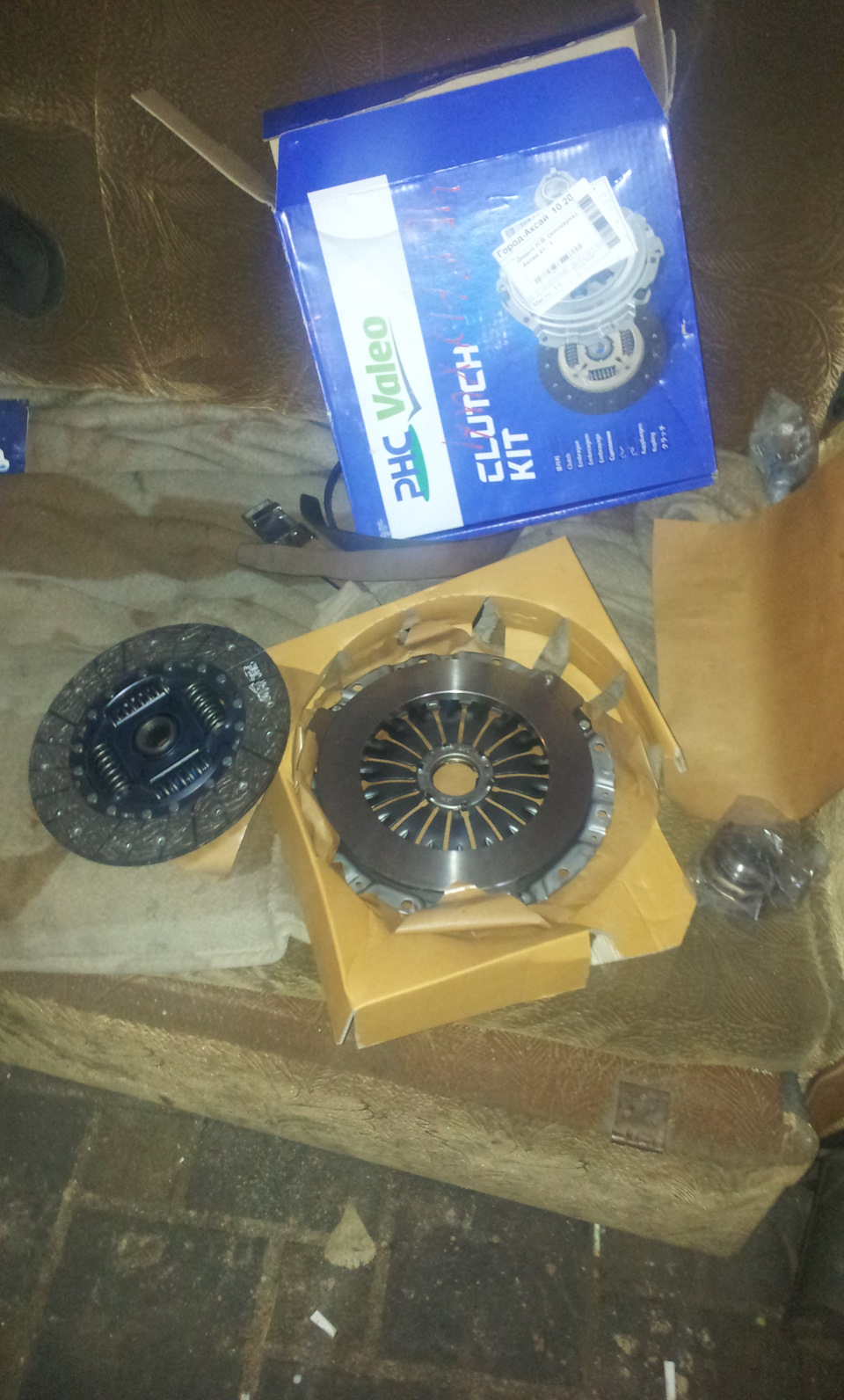 Переход на одномассовый маховик — Hyundai Sonata IV (EF), 2,7 л, 2007 ...