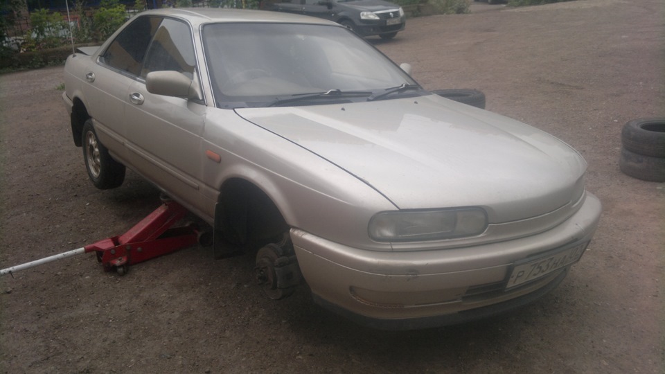 Визит на шиномонтажку ! — Nissan Presea (R10), 1,8 л, 1994 года | шины ...