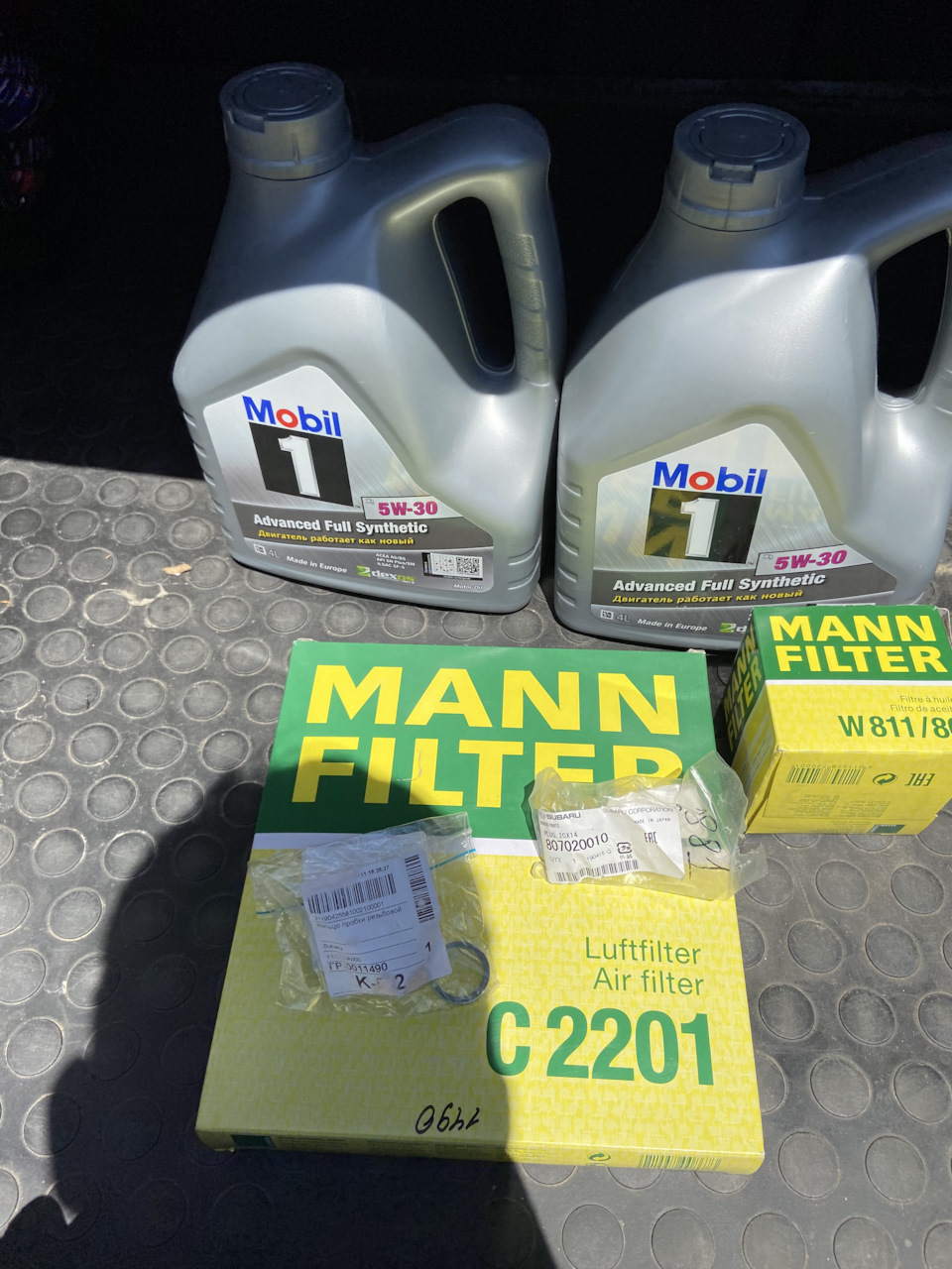 Плановая замена масла — Subaru Legacy (BL/BP), 3 л, 2007 года ...