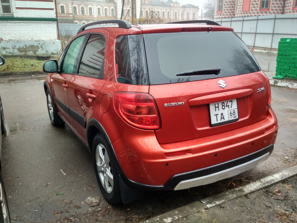 Номерной знак тип 1А или немного JDM style — Suzuki SX4 (1G), 1,6 л ...