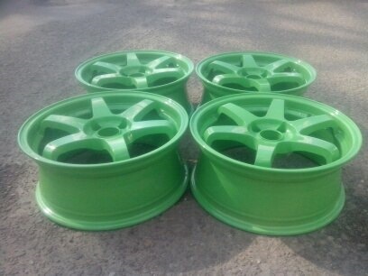 volk te37 takata green r17 4*108 j7 et28 — Ford Puma (1G), 1,7 л, 1997 ...