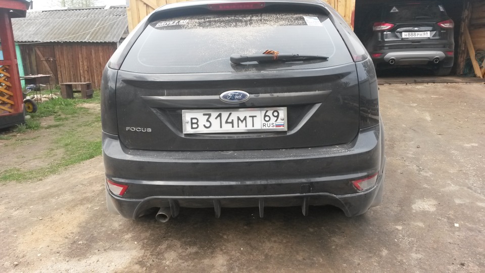 Левый задний ход. — Ford Focus Hatchback II, 1,6 л, 2008 года ...