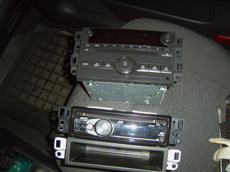 штатная магнитола-красота требует жертв — Chevrolet Aveo Sedan (1G), 1 ...