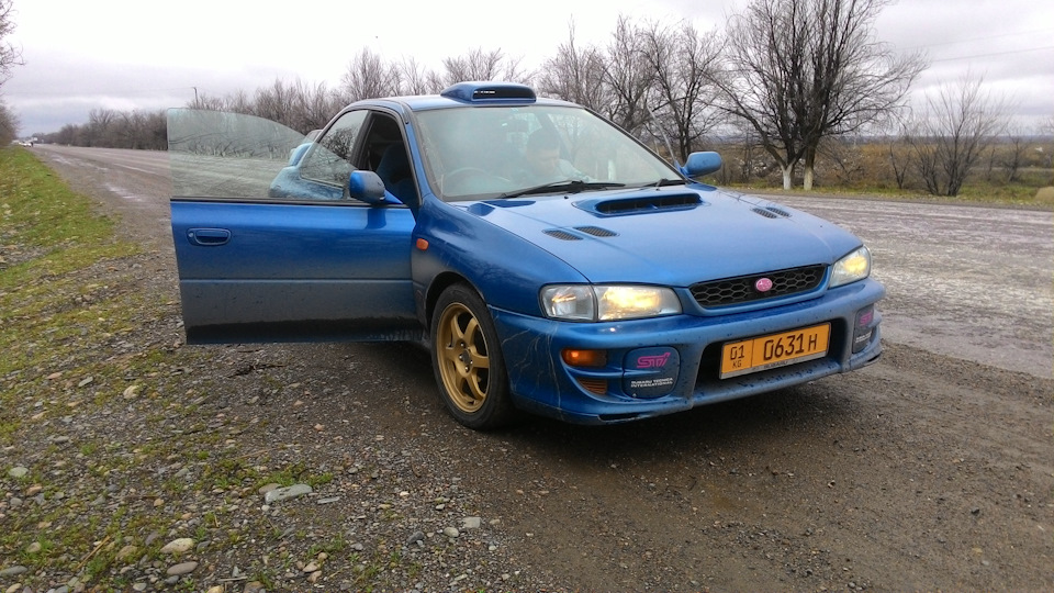 Time attack and drag 13,201cек квотер — Subaru Impreza WRX STI (GC), 2 ...