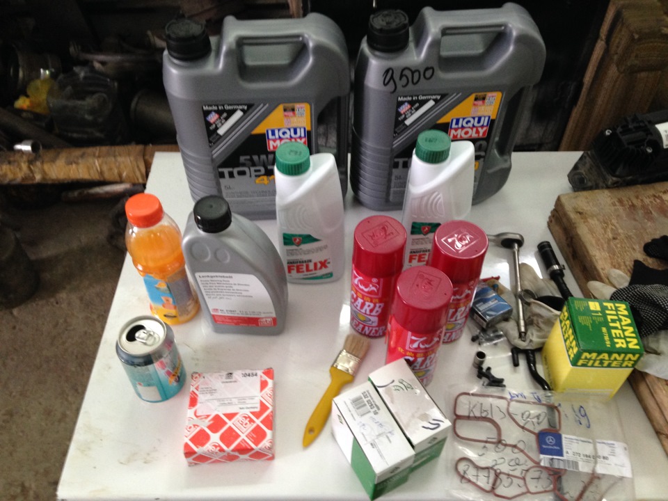 Замена роликов и прокладки теплообменника — Mercedes-Benz S-Class (W221 ...