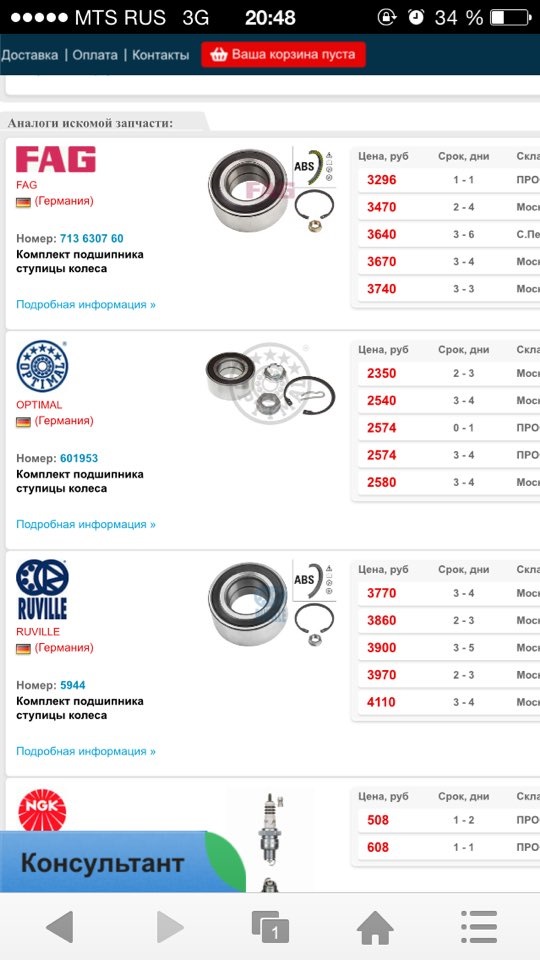 Подшибник ступицы — Citroen Berlingo (2G), 1,6 л, 2010 года | поломка ...