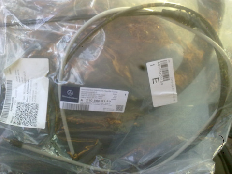 A2108800159 Трос открывания капота Mercedes | Запчасти на DRIVE2