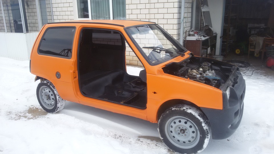 Lada 11113 Ока 9.9 бензиновый 1999 | В ОРАНЖЕВЫЙ РАПТОР на DRIVE2