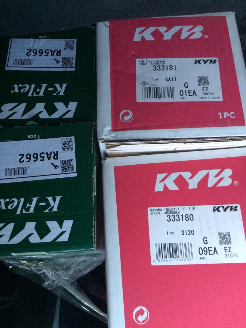 Замена амортизаторов и пружин — Mazda 323 V, 1,8 л, 1995 года ...