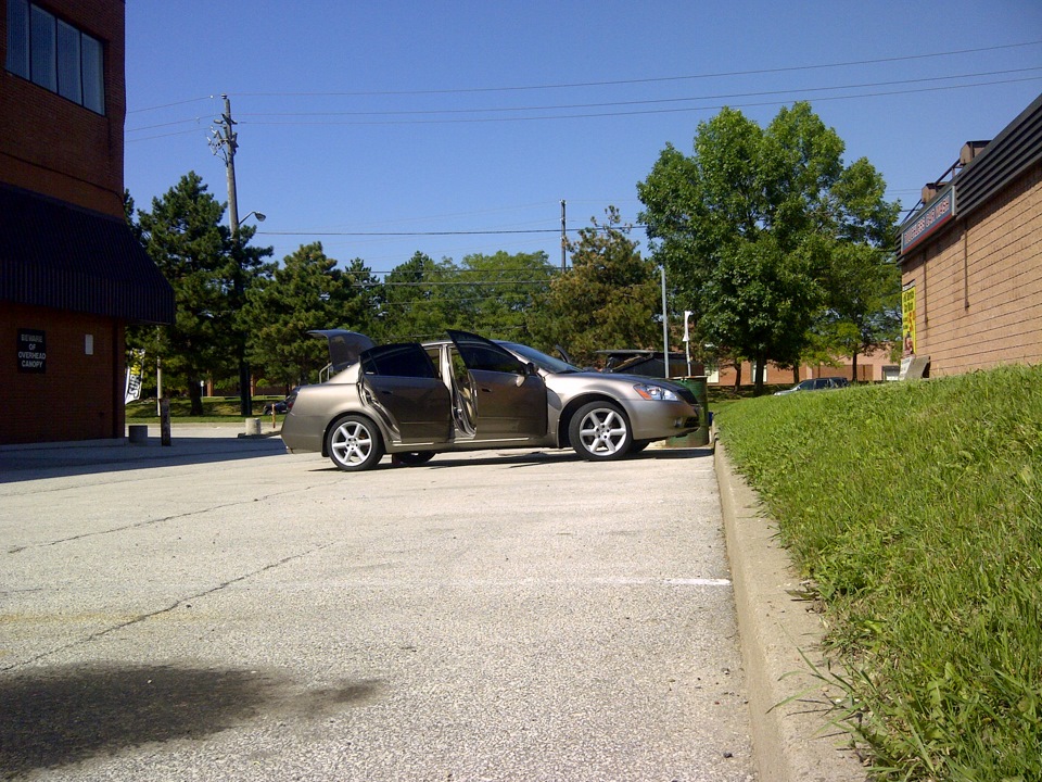 350z rims 18 — Nissan Altima III, 3,5 л, 2003 года | колёсные диски ...