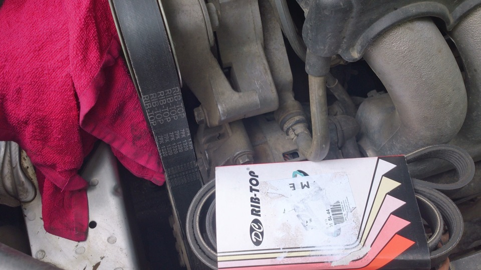 Замена поликлинового ремня. Финал. — Honda Accord (7G), 2 л, 2003 года ...