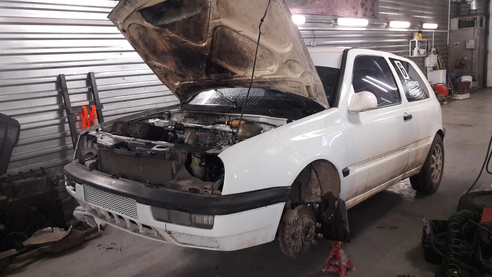 Ночной кошмар — Volkswagen Golf GTI Mk3, 2 л, 1992 года | своими руками ...