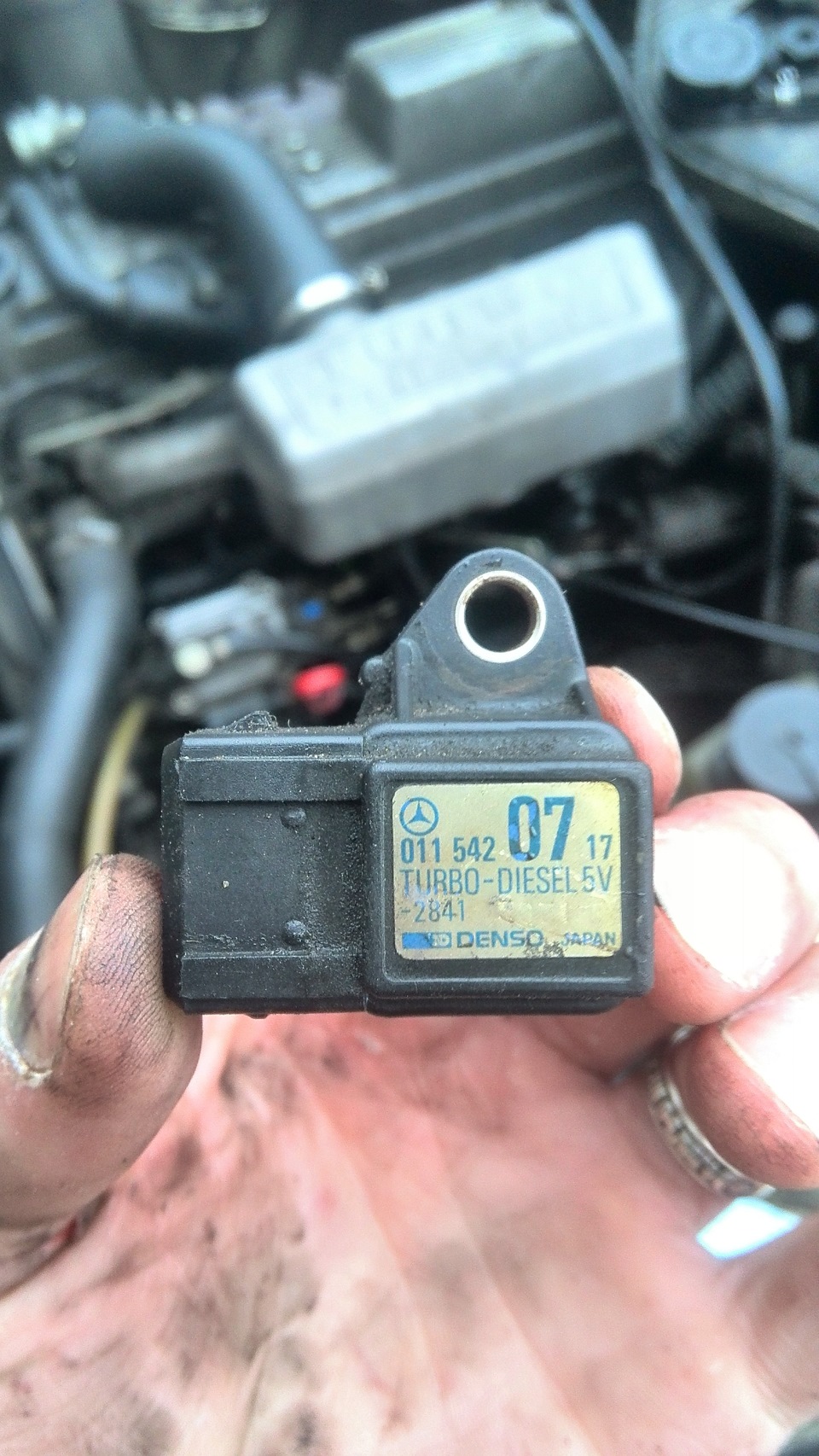 Турбина и датчик наддува — BMW 5 series (E34), 2,4 л, 1990 года ...