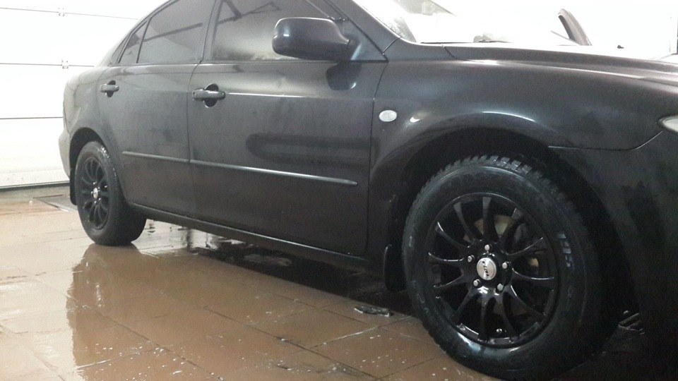 покраска "зимних" дисков — Mazda 6 (1G) GG, 2,3 л, 2004 года | колёсные ...
