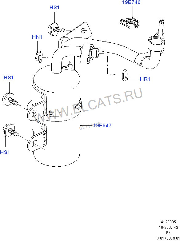#37_Уплотнительные кольца магистралей климата — Ford Focus Sedan II, 1 ...