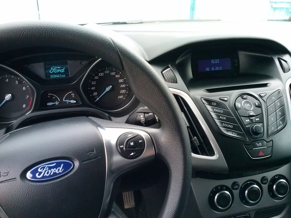 Кожа рулит! — Ford Focus Hatchback III, 1,6 л, 2011 года | аксессуары ...