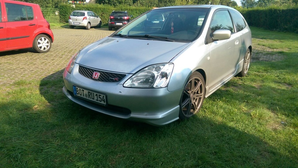 подледствия поцелуя! — Honda Civic Type R (2G), 2 л, 2003 года | ДТП ...