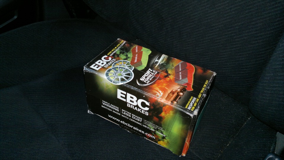 Тормозные колодки EBC — Honda Civic 4D (8G), 1,8 л, 2010 года | тюнинг ...