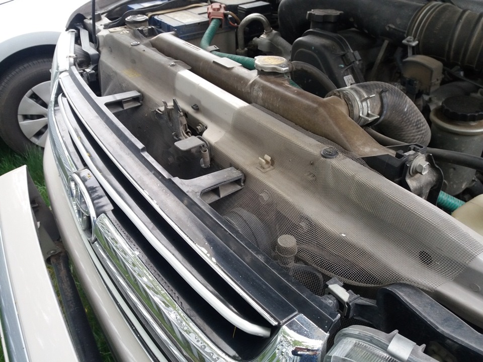 Сетка перед радиатором — DRIVE2