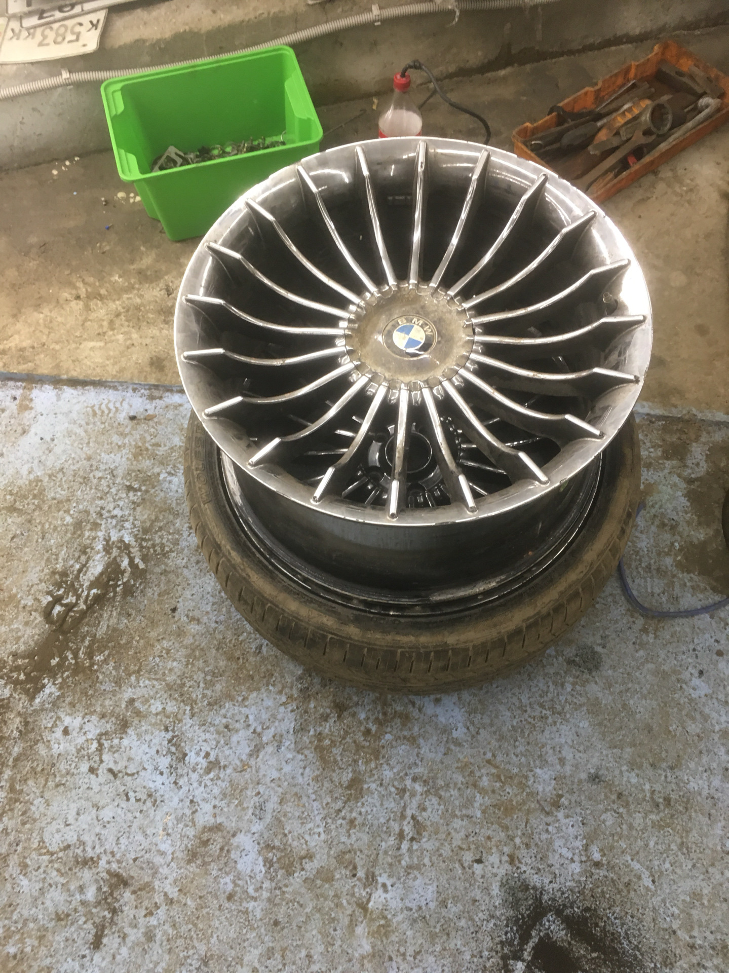 2018 год. Год бмв 745д. Диски 20^ — BMW 7 series (E38), 3,9 л, 2001 ...