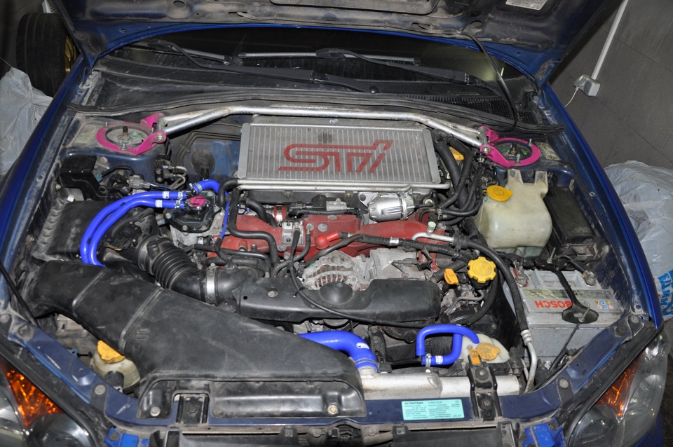 STI Time — Subaru Impreza WRX (GD/GG), 2 л, 2005 года | тюнинг | DRIVE2