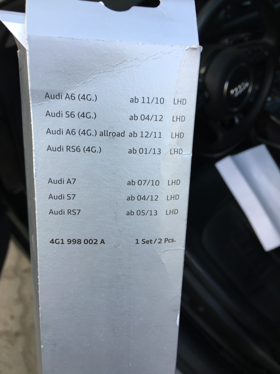 4G1998002A Щетки стеклоочистите VAG | Запчасти на DRIVE2